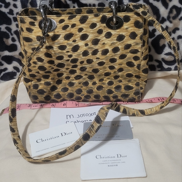 Dior | Bags | Lady Dior Leopard Print Vintage | Poshmark